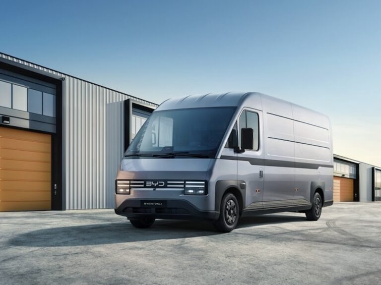 BYD elektromos teherautó és furgon