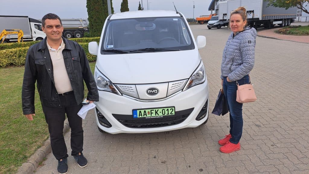 Átadtuk az első BYD ETP3 furgont - Eurotrade